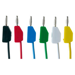 PJP 2mm Stackable Test Leads | Rapid Online