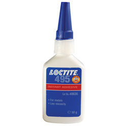 LOCTITE 495 Ethyl Low Viscosity Instant Adhesive | Rapid Electronics