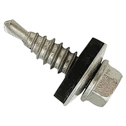 TechFast Self-Drilling Stitching Hex Screw & Washer No.1 Tip 6.3 x 22mm Box 100 | Rapid Electronics