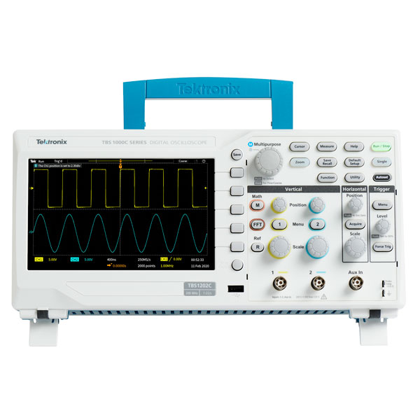 Tektronix TBS1000C Series 2 Channel Digital Storage Oscilloscopes 50 to ...