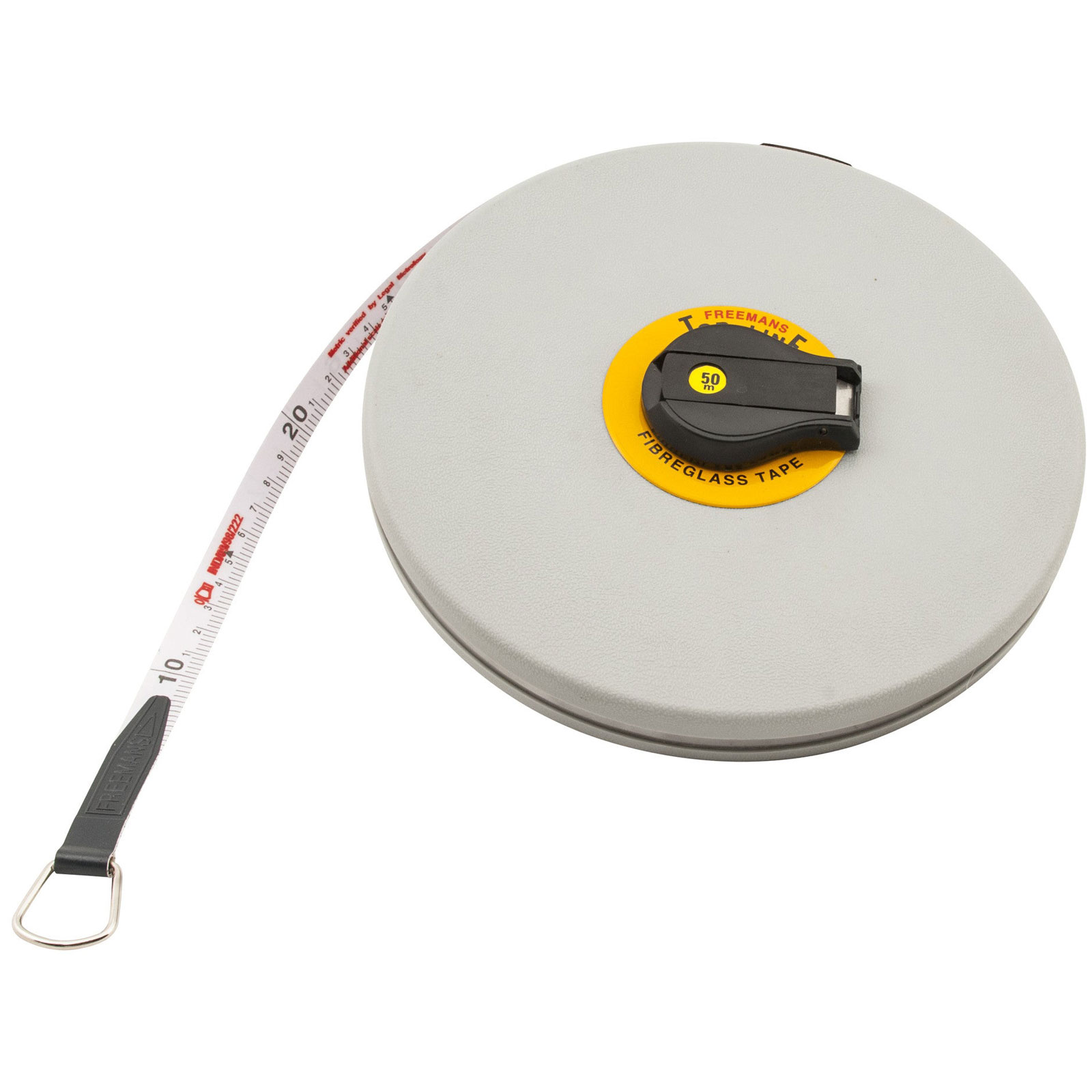 Tape Measure, Fiberglass, PVC Covering, Winding Handle | Rapid Online