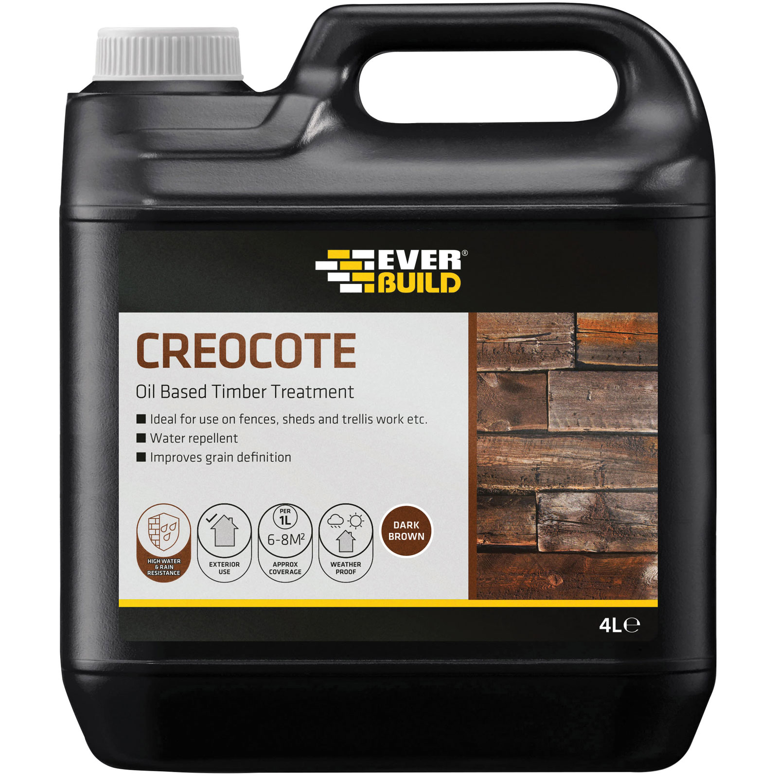 Creocote Brown 4 Litre Range | Rapid Electronics