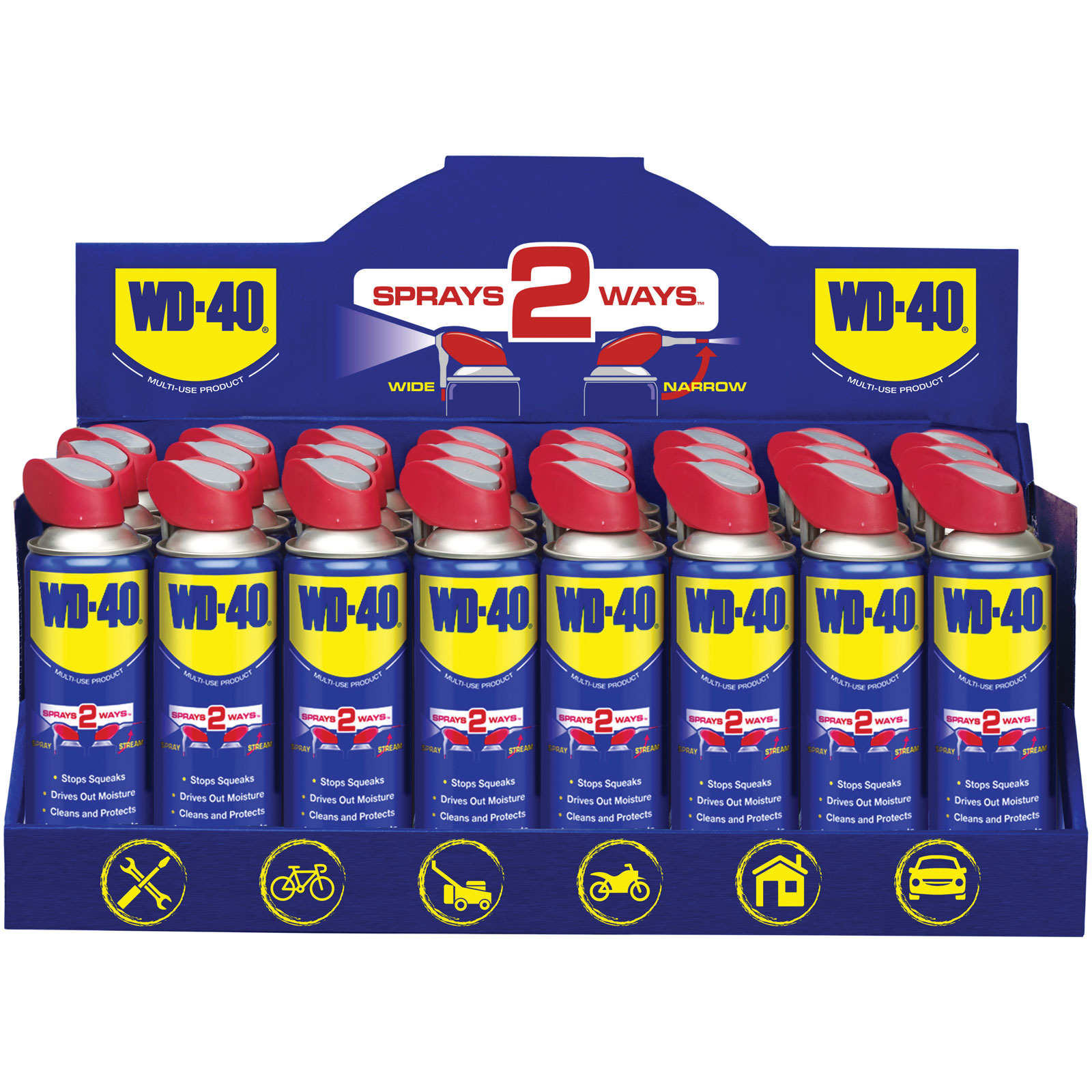 WD‑40® Multi-Use Smart Straw 450ml (CDU of 24) | Rapid Electronics