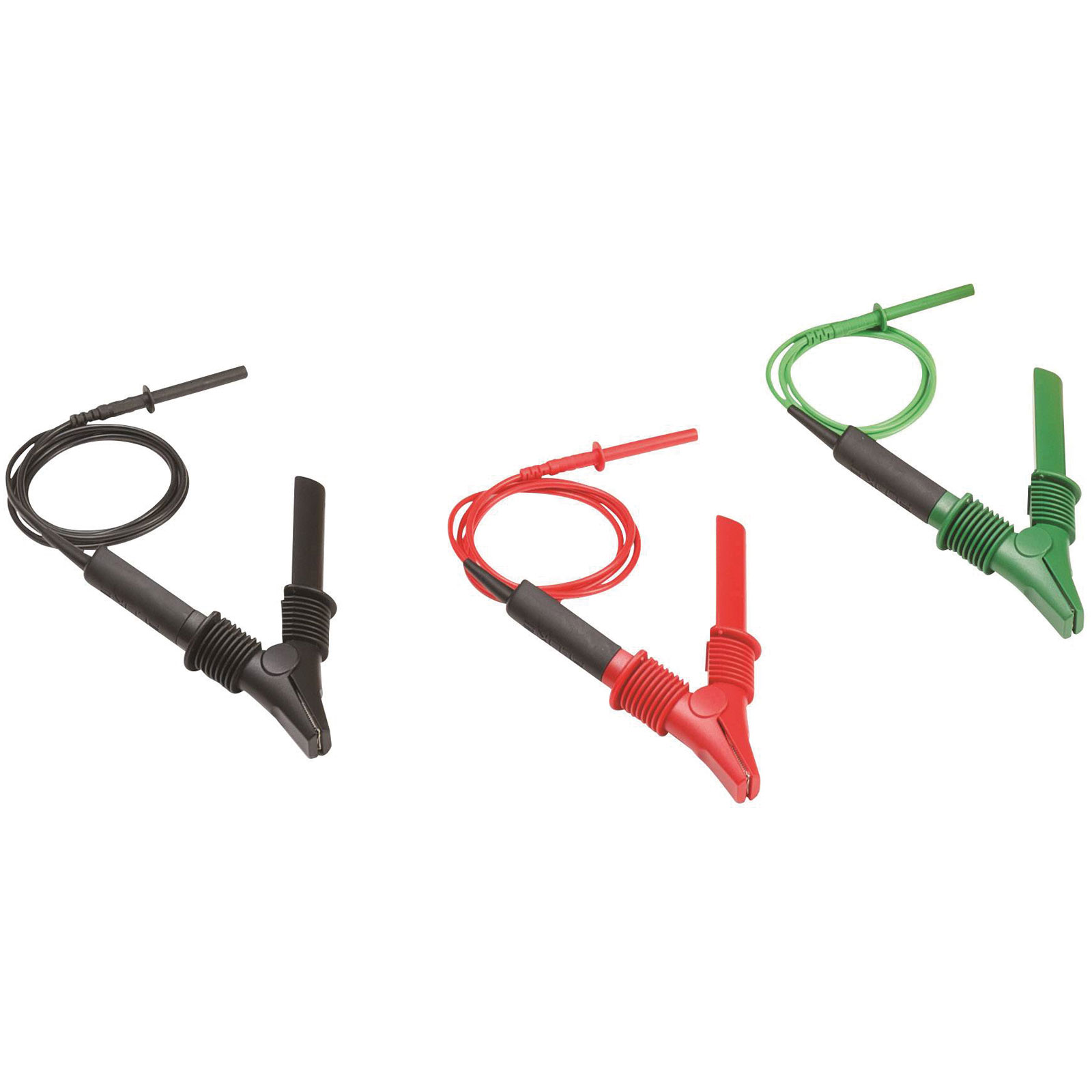 Fluke 4112351 TLK1550-RTLC safety test lead set 4 mm alligator clips ...