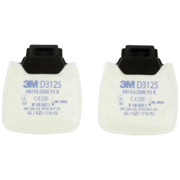 Secure Click P2 R Particulate Filter 2 pc | Rapid Electronics