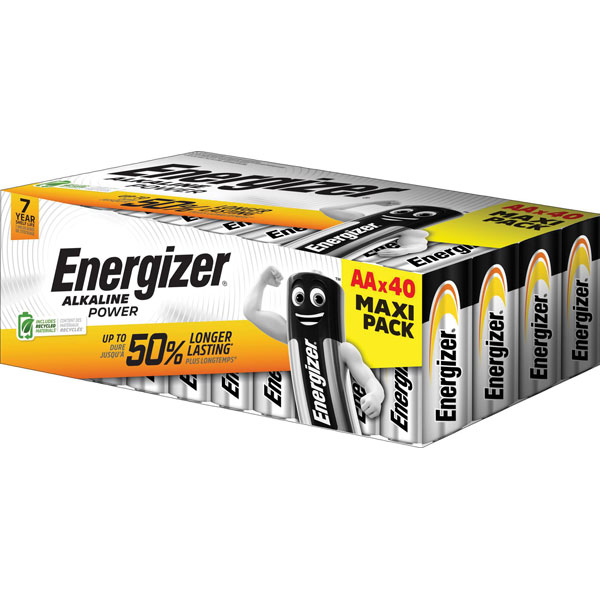 Energizer 607371 Power LR06 AA Battery Alkali-Mang | Rapid Electronics
