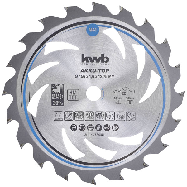 kwb Saw Blades Carbide metal circular saw blade 610368 | Rapid Electronics