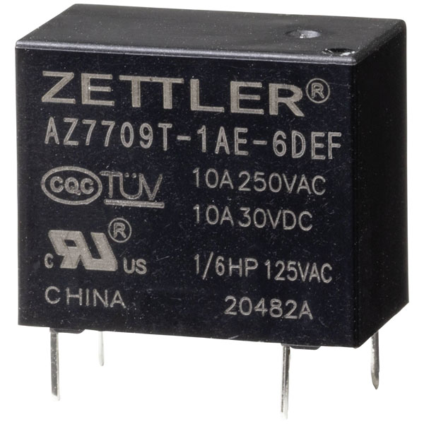 Zettler Electronics Power Relays Power relay 619639 | Rapid Electronics