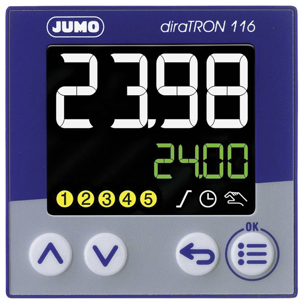 Jumo Sensors - Temperature Compact controller 623906 | Rapid Electronics