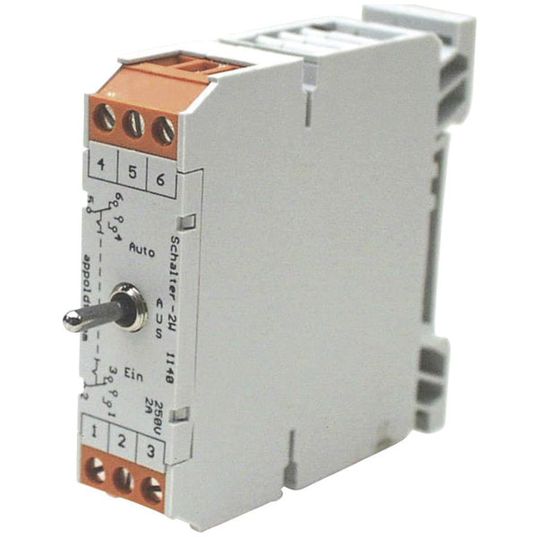 Appoldt 1140, S-2W Switch Module, 2 Change-Overs, DIN Rail TS 35 ...