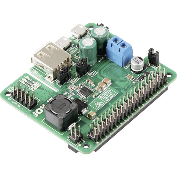 Joy It Strompi 3 Raspberry Pi® Shield With 6 61v Input And Backup Battery Rapid Electronics