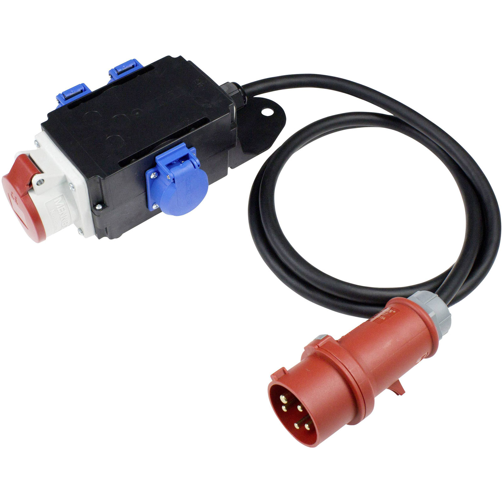 as - Schwabe 61520 CEE Plug 1pc Red IP44 3-Pin Industrial Connector ...
