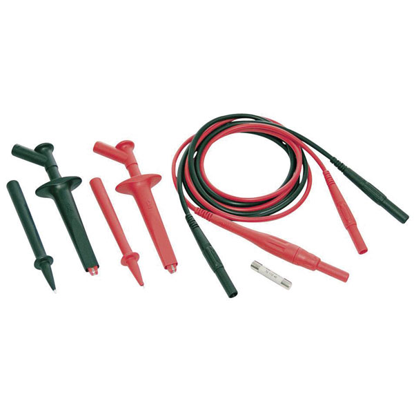 Stäubli 9410782900 CAT IV Safety Test Lead 4mm jacks 1m Black/Red 1pc ...