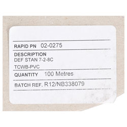 UniStrand 100m 7-2-8C Def-Stan Screened Signal Cable 8 Core100M | Rapid ...