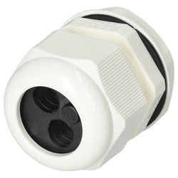 UniCrimp QCGM32TPW 32MM Nylon Meter Tail Gland White | Rapid Online