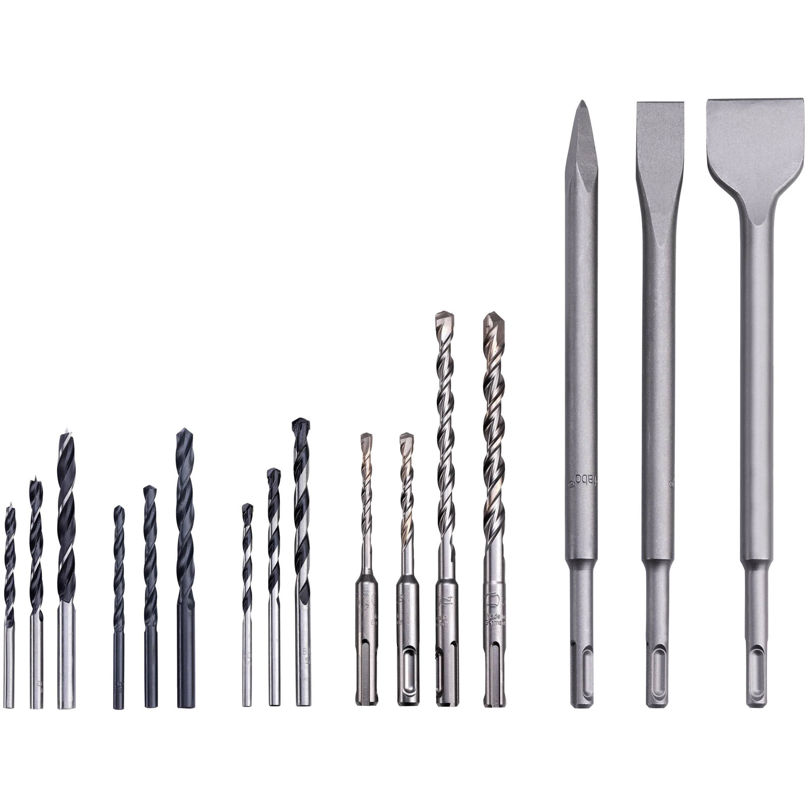 Metabo 624637000 Metal twist Drill Bit set 16-piece | Rapid Electronics