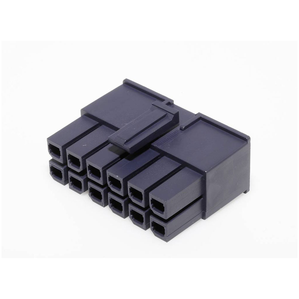 Molex 1700010112 Mega-fit Receptacle Dual Row 12 C | Rapid Electronics