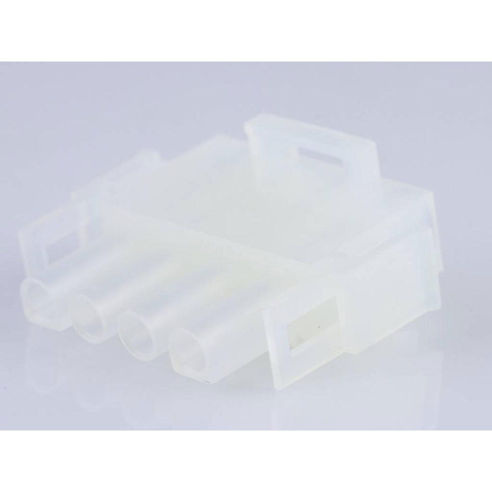 Molex 50841040 MLX Plug 4 Pins 6.35mm Spacing 2.13mm Diameter Housing ...