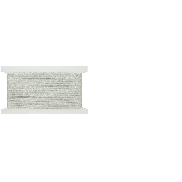 Silver Metallic Braid - Pack of 25m | Rapid Electronics