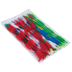 Artstraws Bumps Pipe Cleaners, 300mm x 15mm, Assorted Colours | Rapid ...