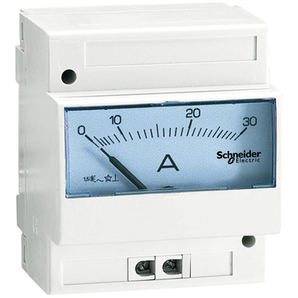 Schneider Electric 16036 Analog Ammeter dial moving iron scale 0-200 A ...
