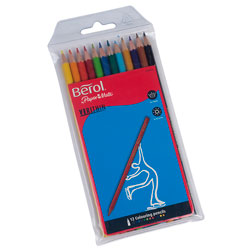 Berol Verithin Pencils - Pack of 12 Assorted Colours | Rapid Online