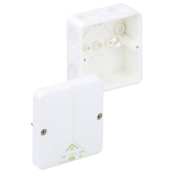 Spelsberg 80260701 Junction Box 80x80x52mm white IP65 self-sealing ...