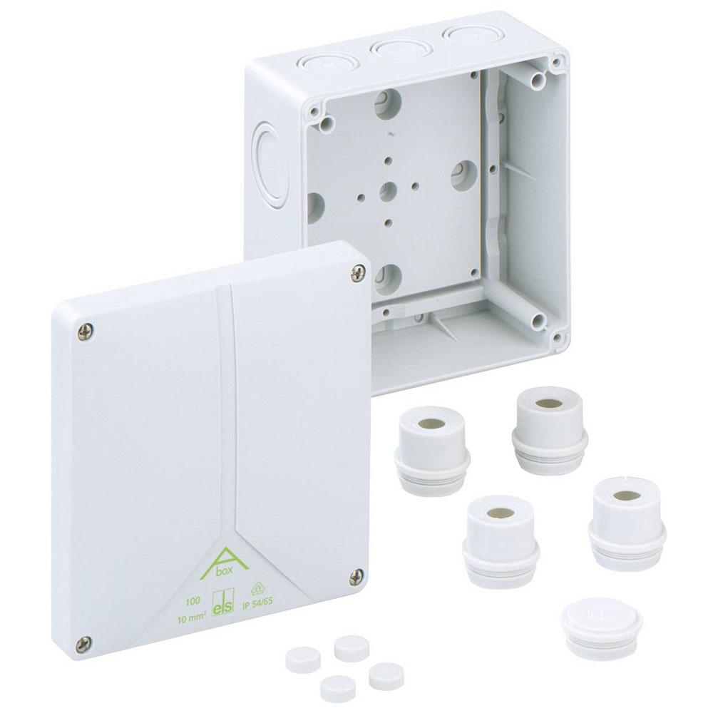 Spelsberg 81091001 Joint Box 140x140x79 mmGrey IP65 DIN IEC 60670 ...