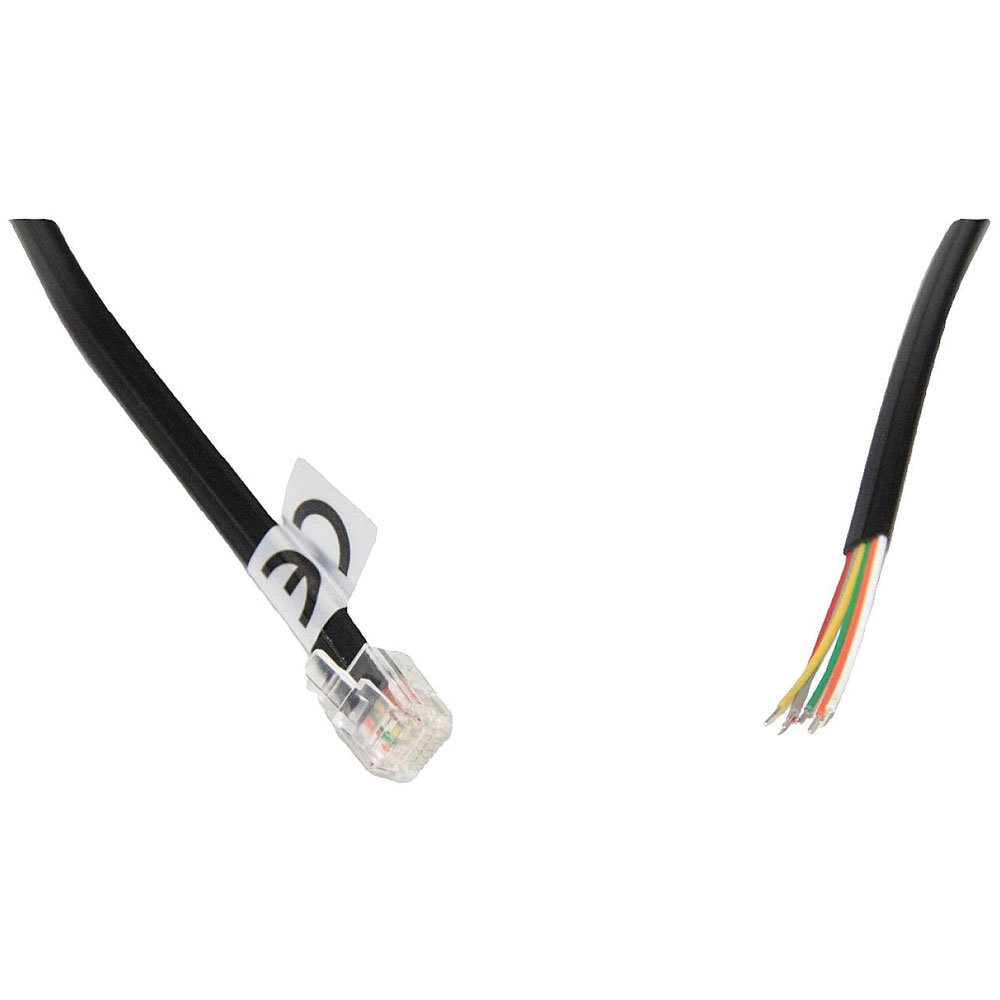 CEP Terminals 12003 Power Cable 12V 6-Pin Mini-Western Connector | Rapid Electronics