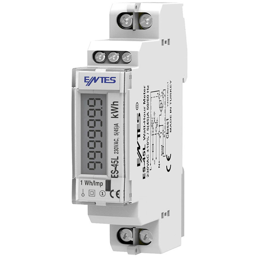 ENTES ES-45L ES Electricity Meter 45A Digital MID-Approved 1pc(s ...