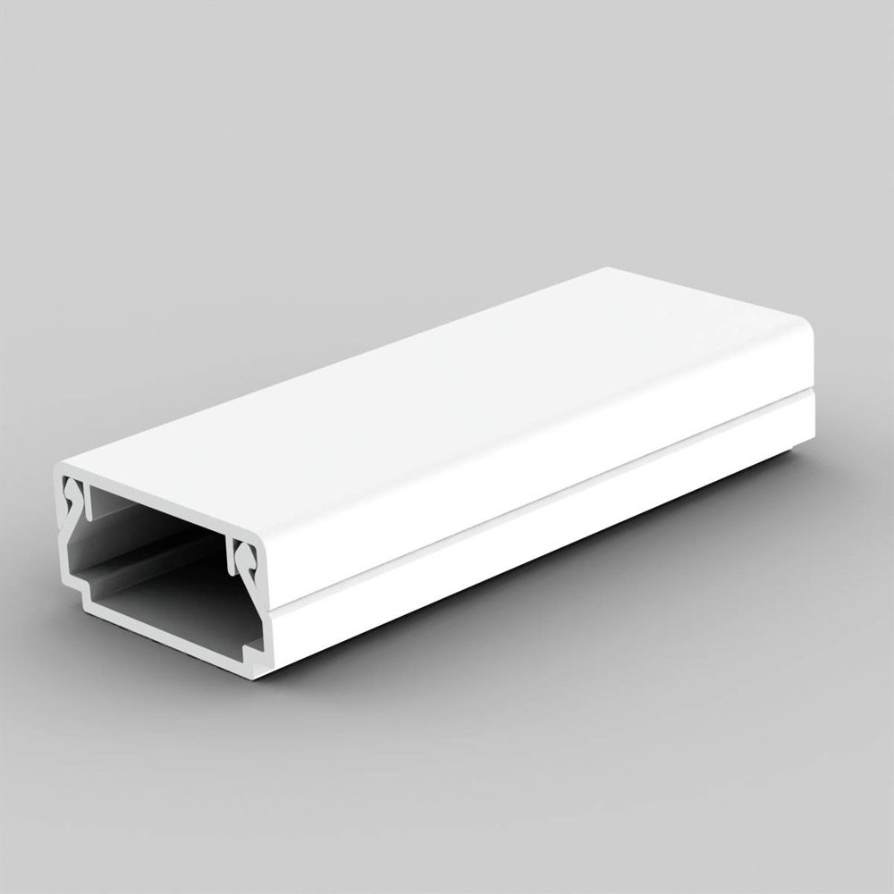KOPOS LHD 20X10_P2 Cable Duct 2m x 20mm x 10mm White Double Lock ...