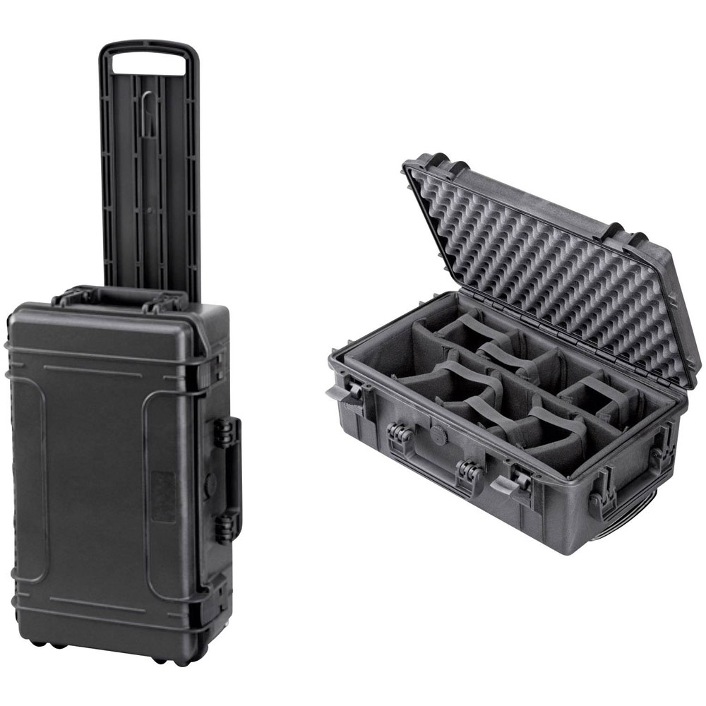 MAX PRODUCTS MAX520CAM-TR Universal Trolley Box IP67 Water/Sturdy ...