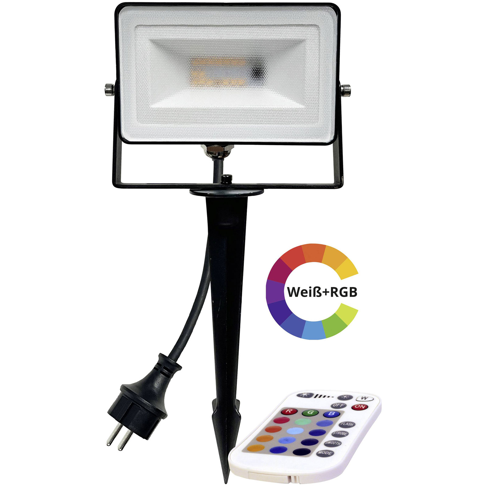 Megatron MT69071 LED Garden Spotlight 10W Monochro | Rapid Electronics