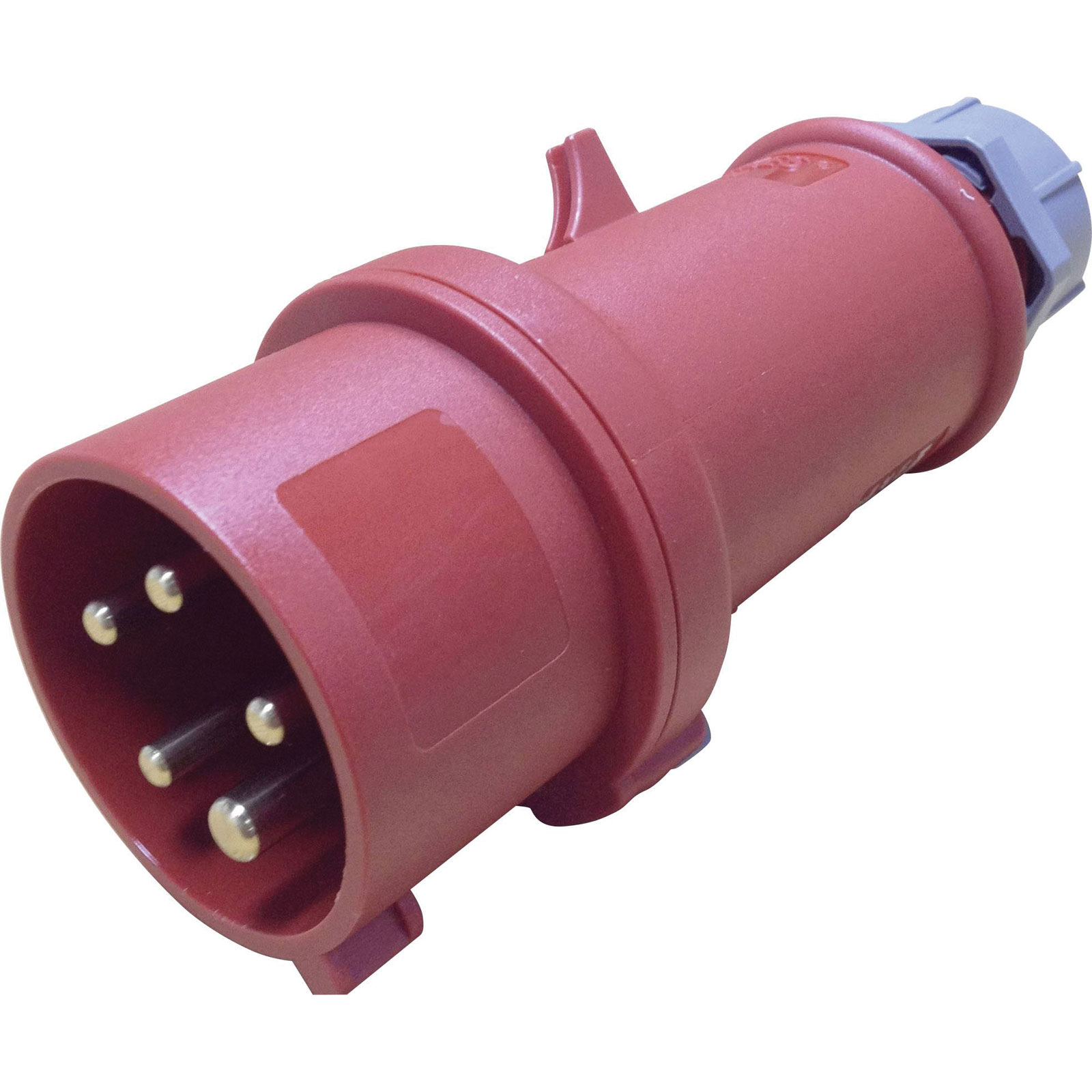 MENNEKES 13A CEE Plug 16A 5-Pin 400V Splash-Proof Strain Relief | Rapid ...