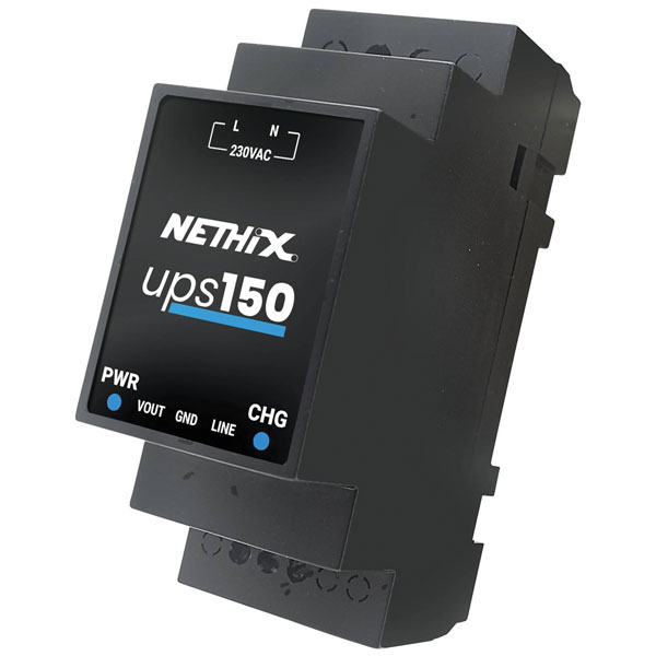 Nethix 90.20.032 SMPSU UPS150 Compact PSU with Battery for WE151/WE152 | Rapid Electronics