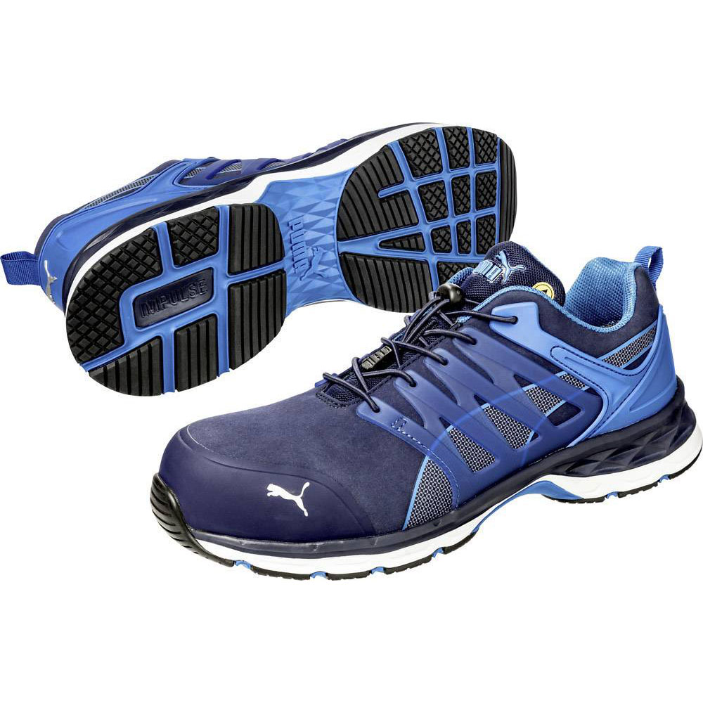 PUMA 643850-46 Velocity 2.0 ESD Shoe Blue EU 46 Rubber Sole Fibre Glass ...
