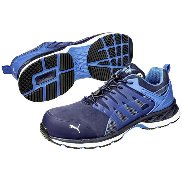 PUMA 643850-46 Velocity 2.0 ESD Shoe Blue EU 46 Rubber Sole Fibre Glass ...