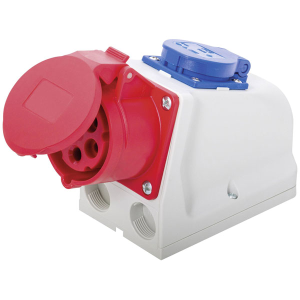 REV 0510603777 CEE Wall Socket 16A 5-Pin 400V/230V 1Piece | Rapid ...