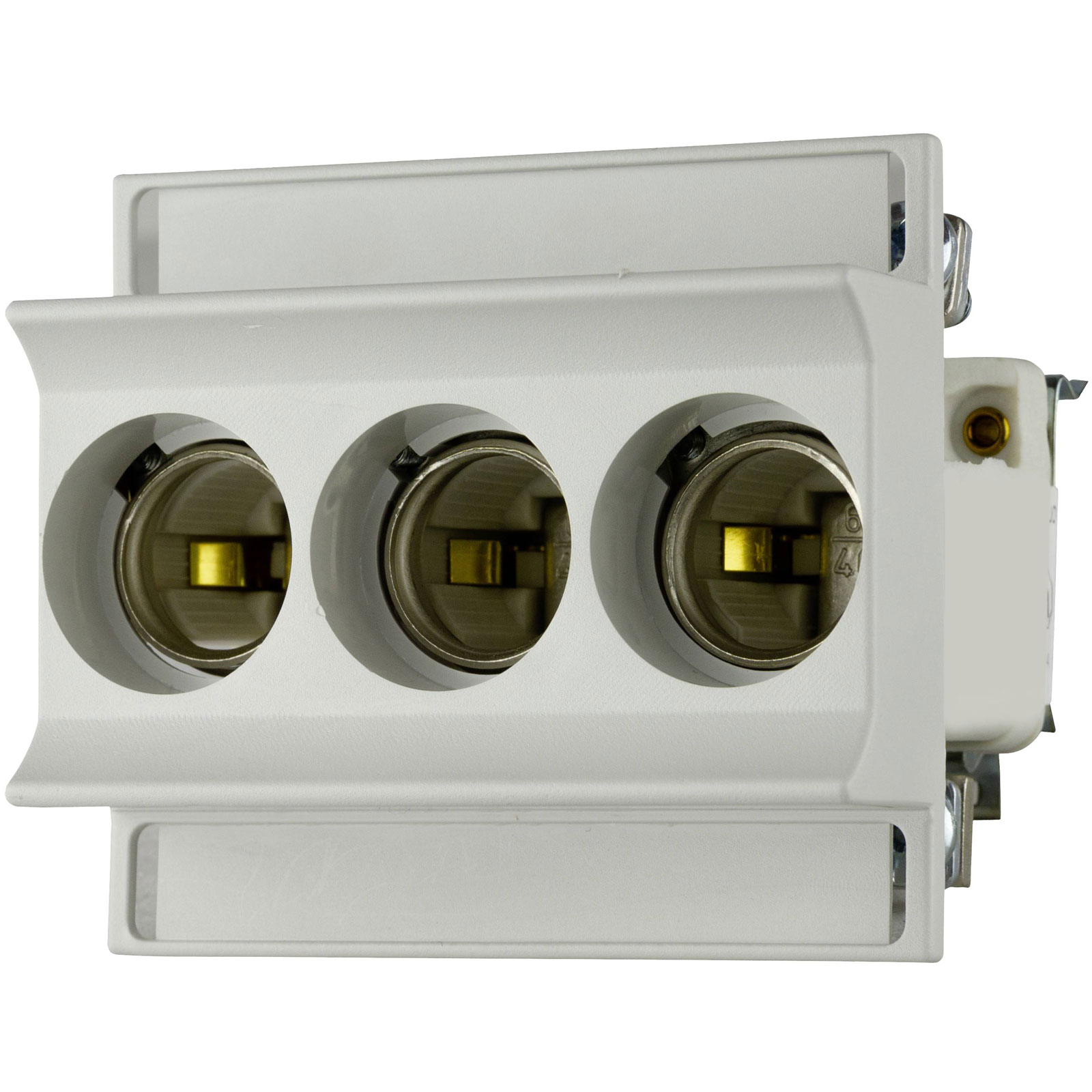 REV 0515469555 Fuse Socket 20-63A Neozed D02 3-Pin for DIN Rail Use ...