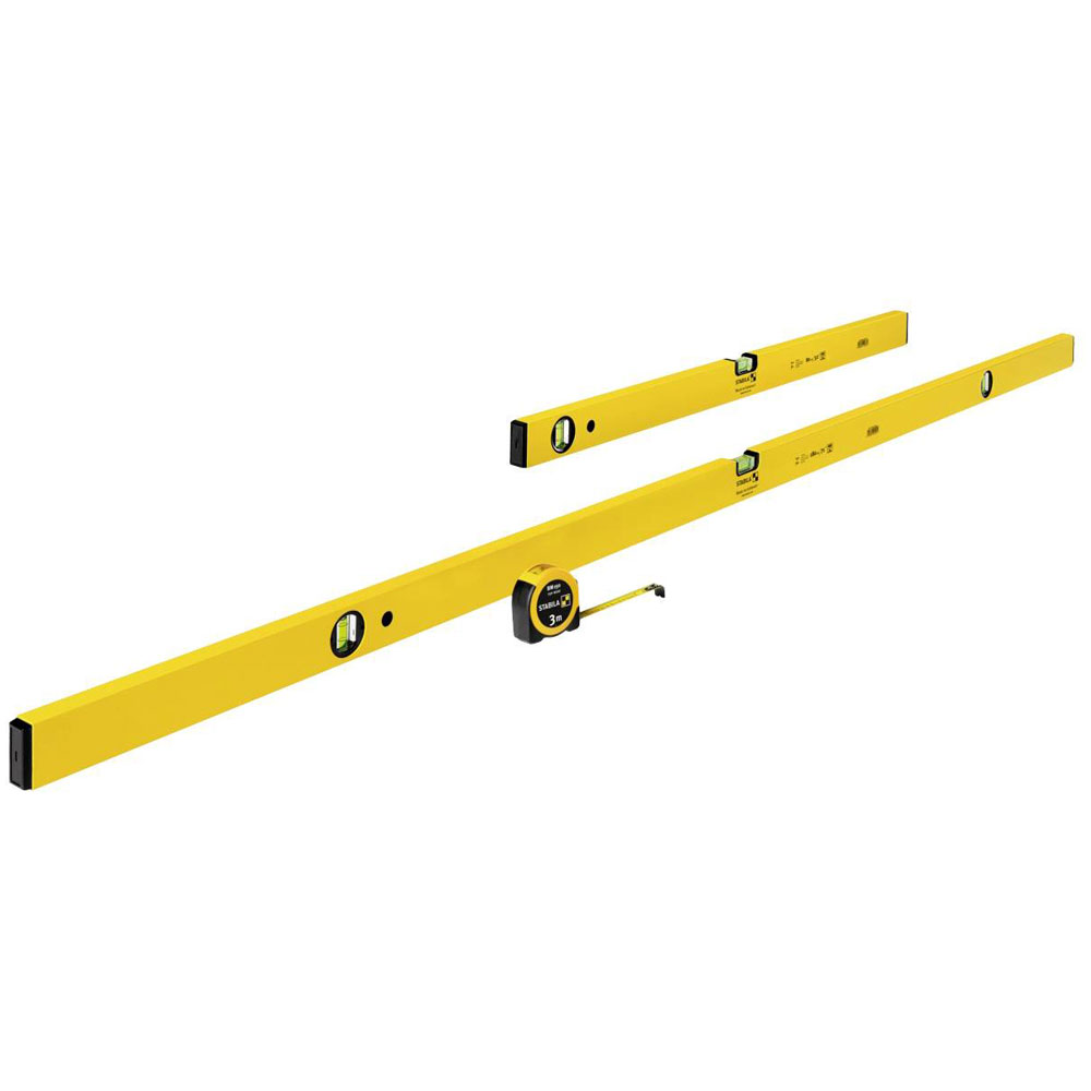 Stabila 19978 CLASSIC Spirit Level Set ISO Calibrated LOCKED VALS ...