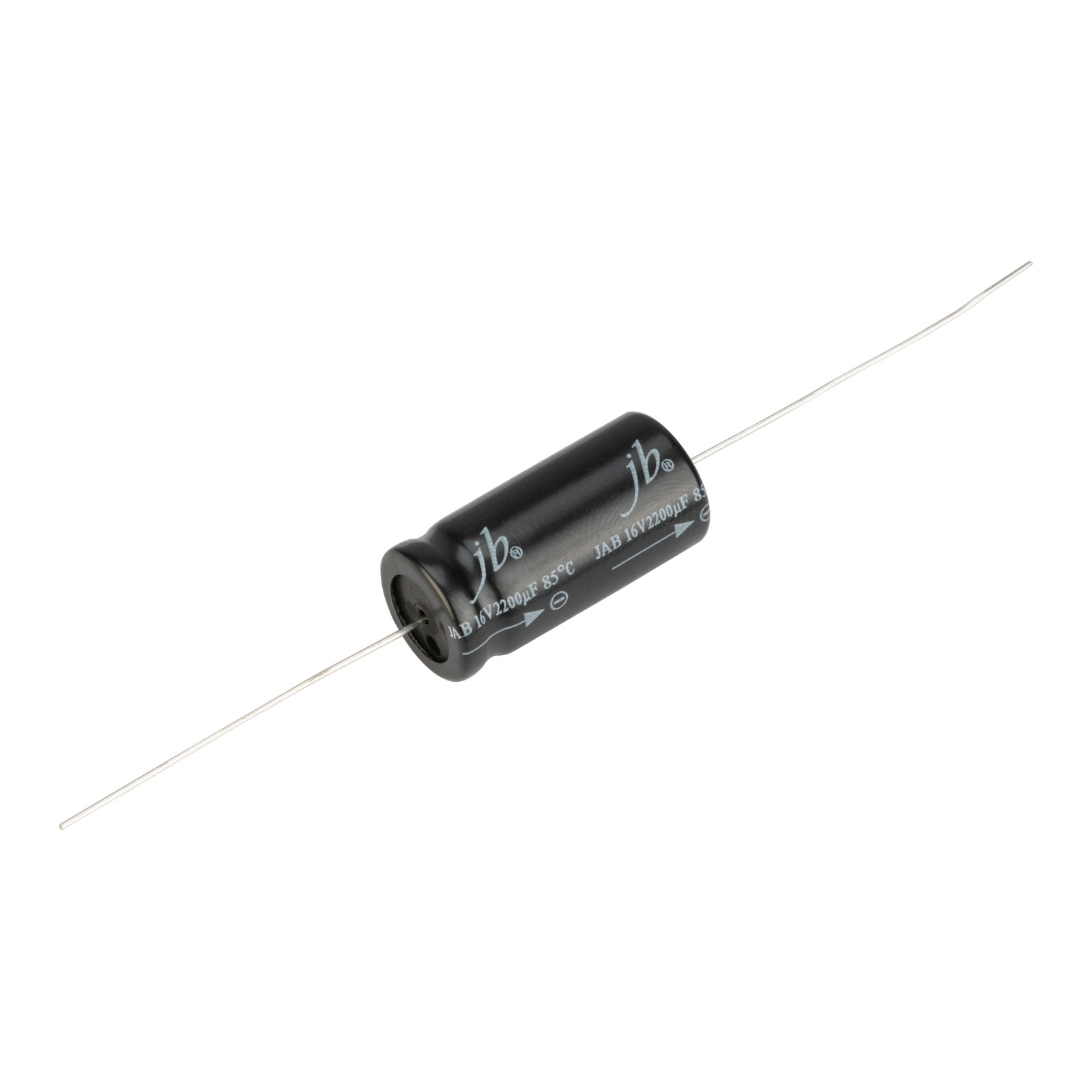 JB Capacitors JAB1C222M00001300270000B 2200uF 16V 20% Axial Alum Elec ...