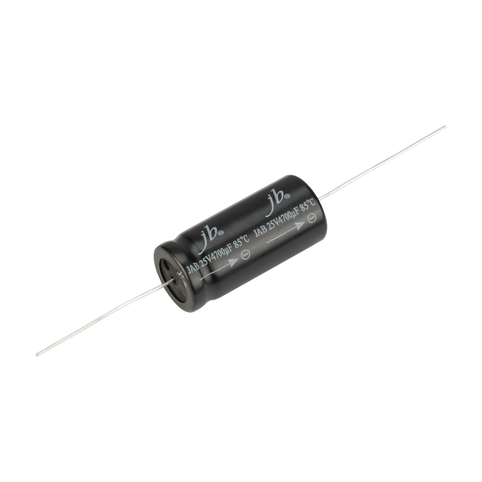 JB Capacitors JAB1E472M00001800400000B 4700uF 25V 20% Axial Alum Elec ...