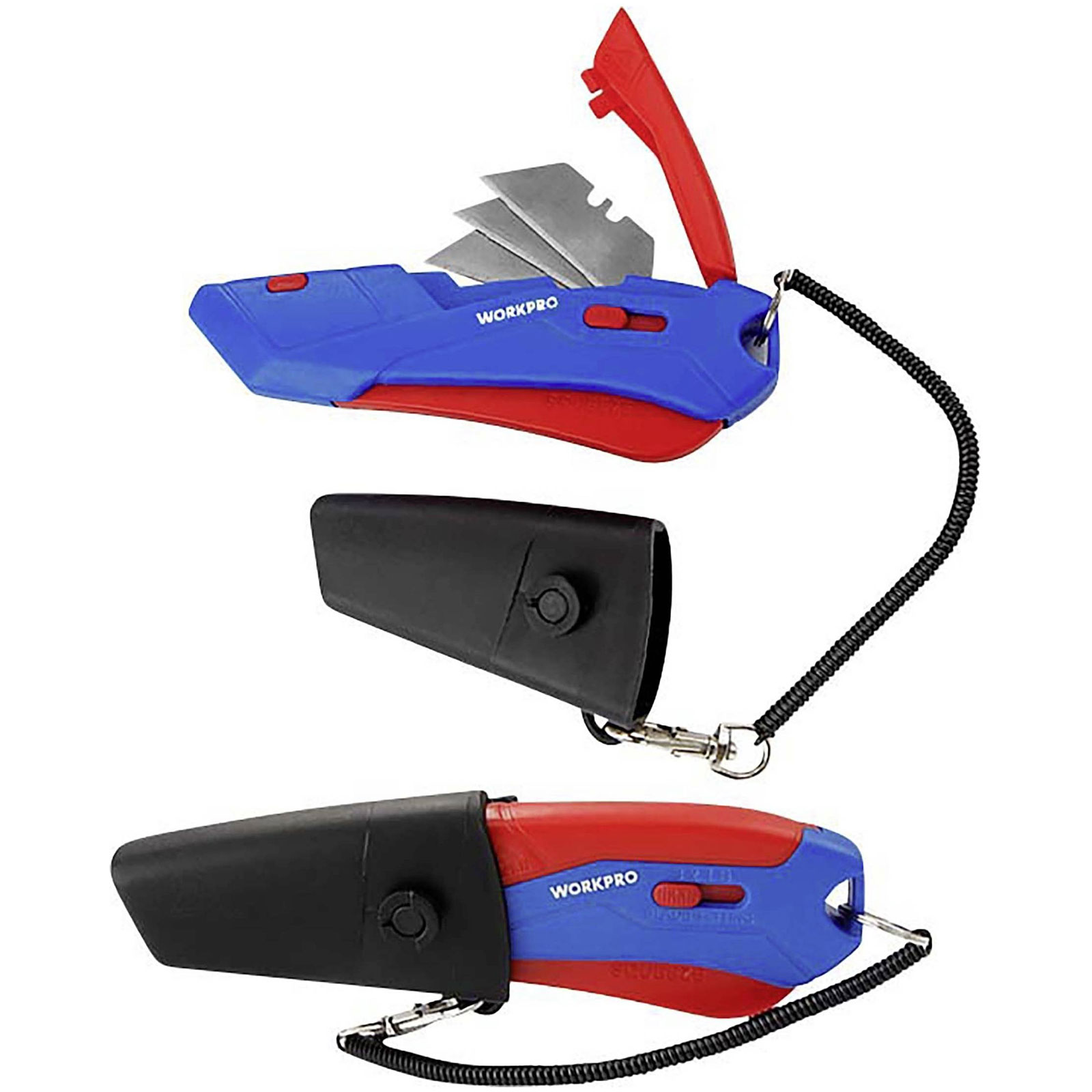 WorkPro WP213010 Security Meter Versatile Folding Knife Cuts Many ...