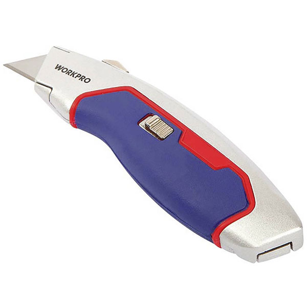 WorkPro WP213011 Cutter Folding Design SK5 Blades 10 Spares Included ...