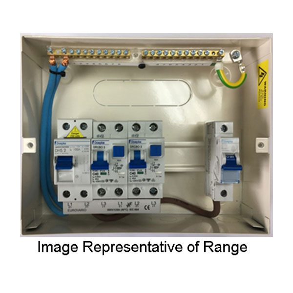 Doepke 100A 3PH MS 2 x 40A 3PHMCB / RCCB Type A & 10A MCB EV DB Kit ...