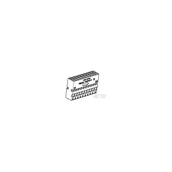 TE Connectivity 1-968322-1 MQS Socket Housing 20Pos Female Shrouded ...