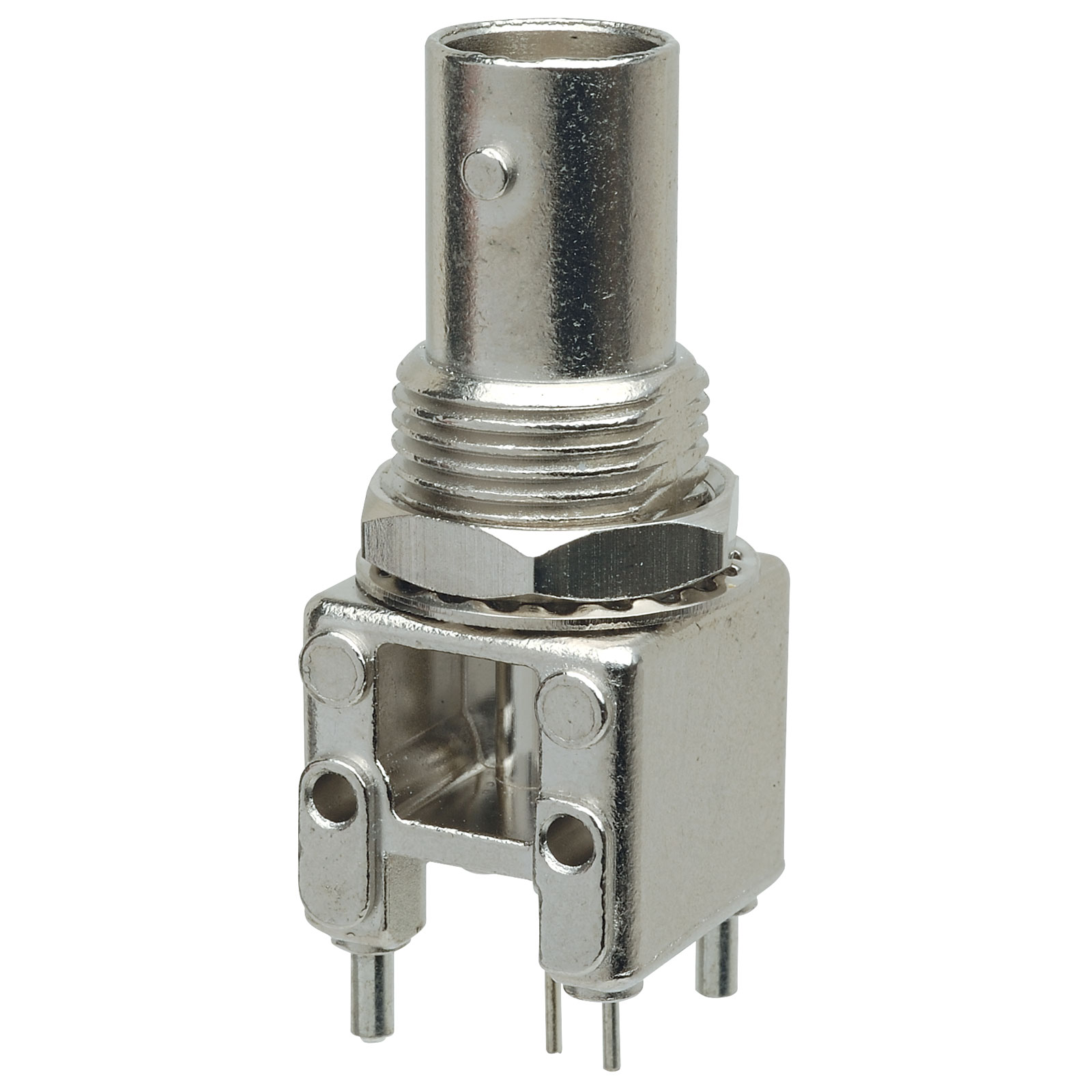 TruConnect Vertical Screened BNC Socket | Rapid Electronics