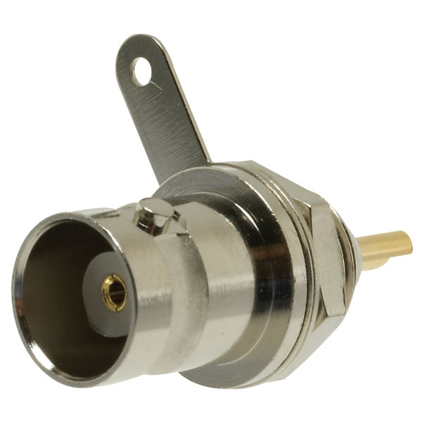50 Ohm BNC Bulkhead Socket | Rapid Online