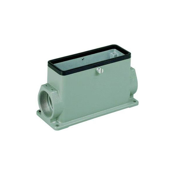 Harting 19300160282 Han Socket enclosure Heavy Duty Housing Grey 1 pc ...