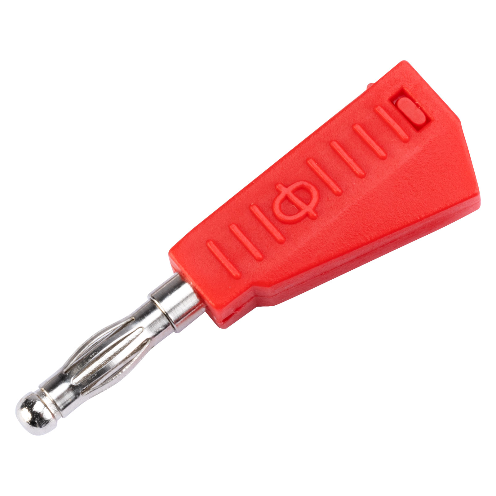 TruConnect 170557 Stackable 4mm Plug Red | Rapid Online